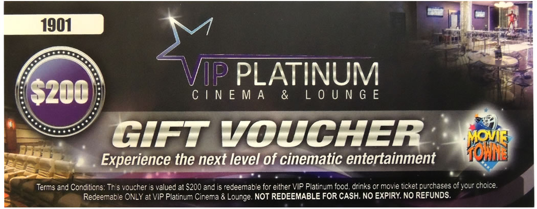Gift Vouchers | MovieTowne | MovieTowne
